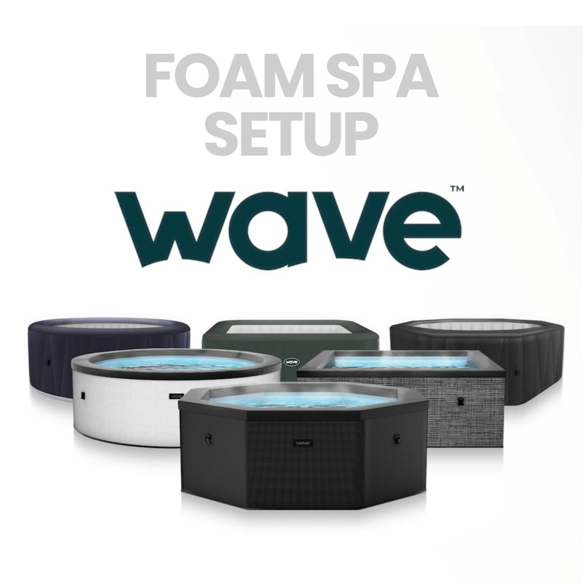 Garda | 4/6-Person Square Foam Hot Tub | Energy Efficient Portable Spa ...